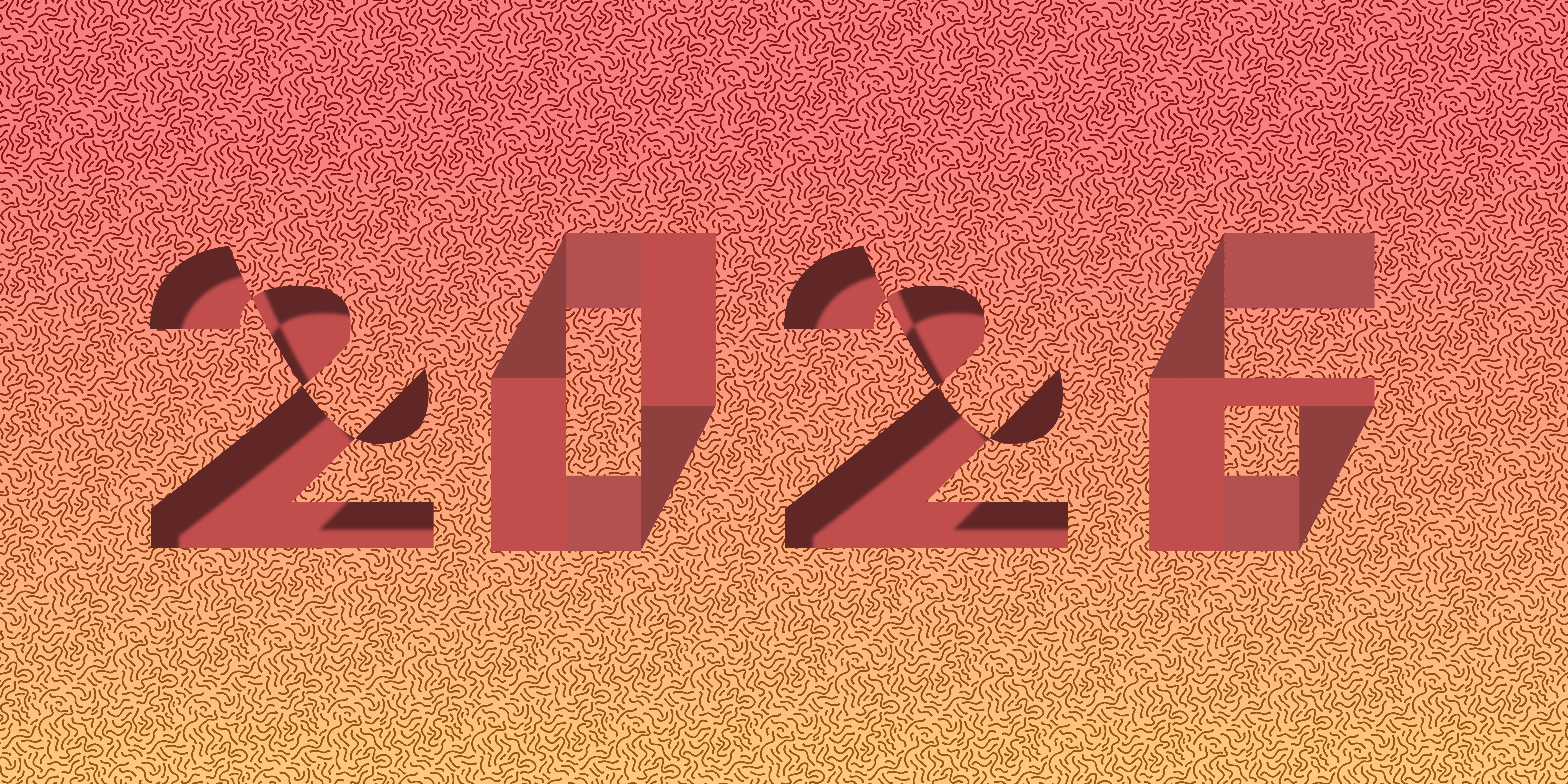 The numbers 2026 in a stylized font. vector – Free Wallpaper Image on ...