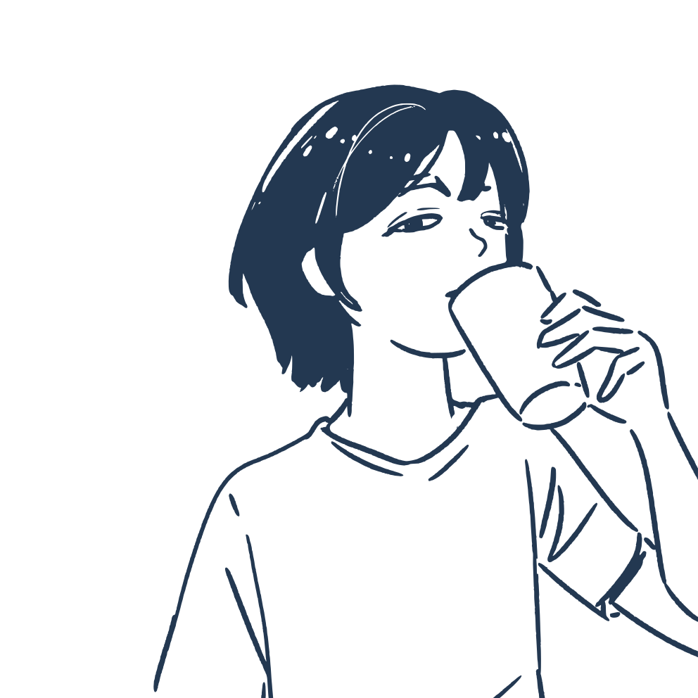 A person drinking from a cup vector – Free Illustration Image on Unsplash