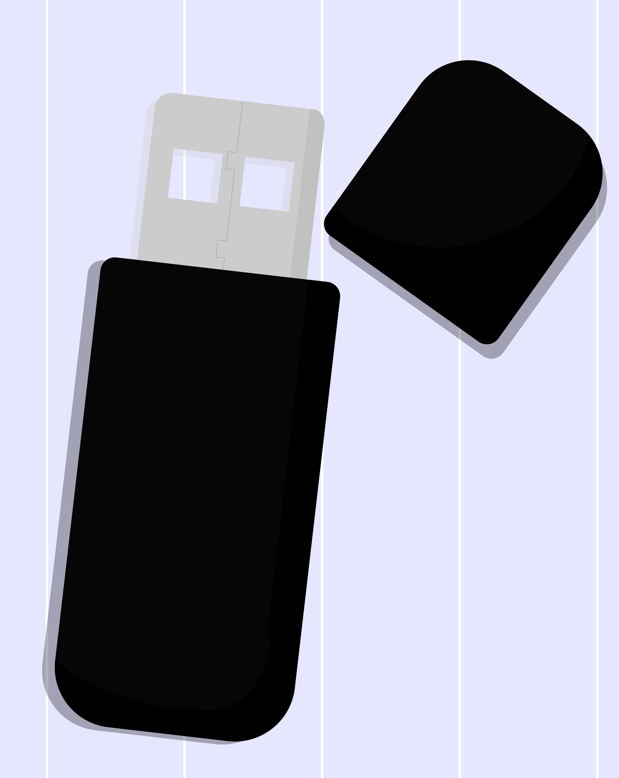 A black usb flash drive with its cap open vector – Free Tech Image on ...